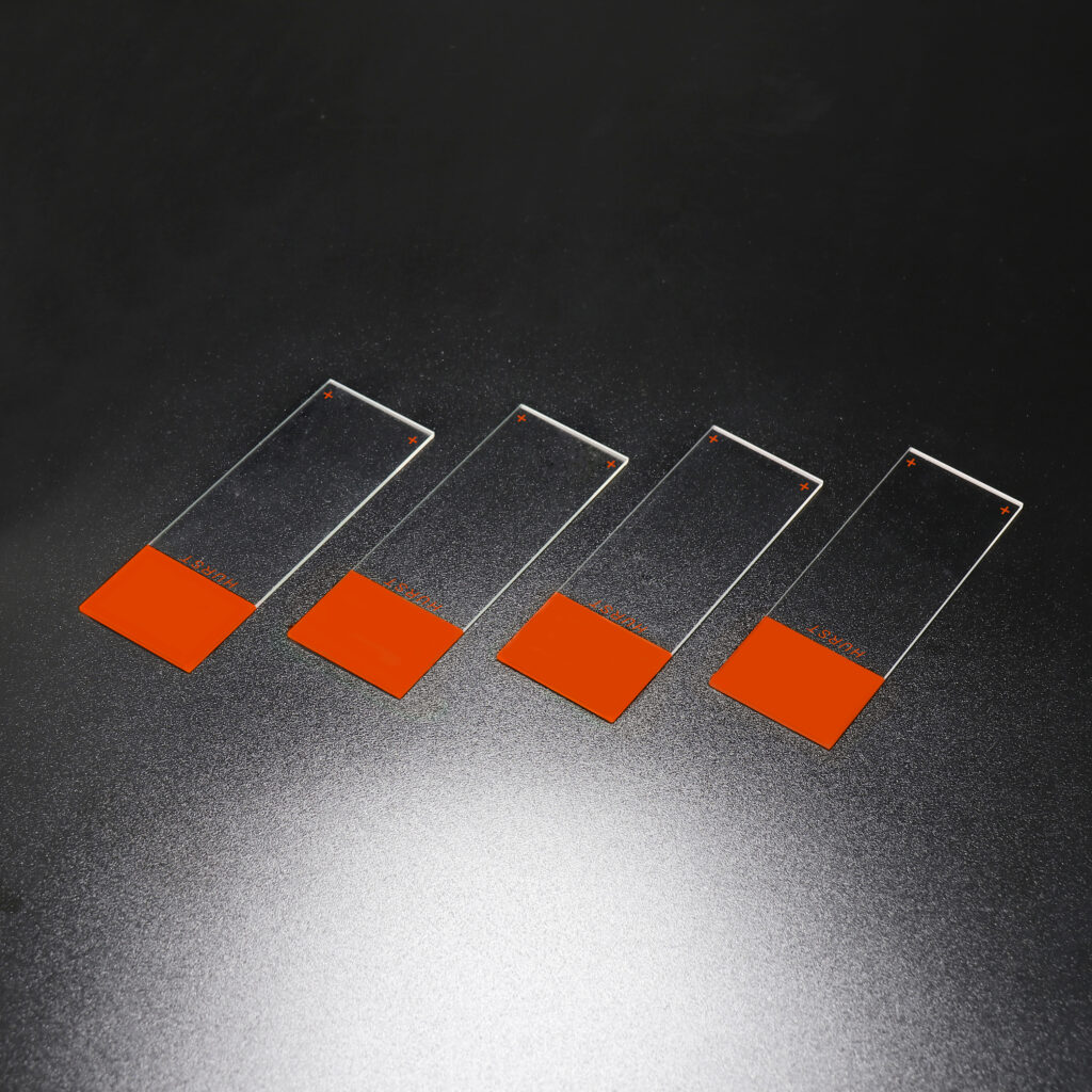 microscope slide colourfrost 90° ground edge. adhesive coated | Buy ...