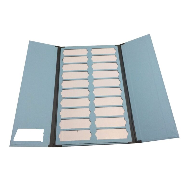cardboard slide tray 20 place with dividers, index and flaps | Buy ...