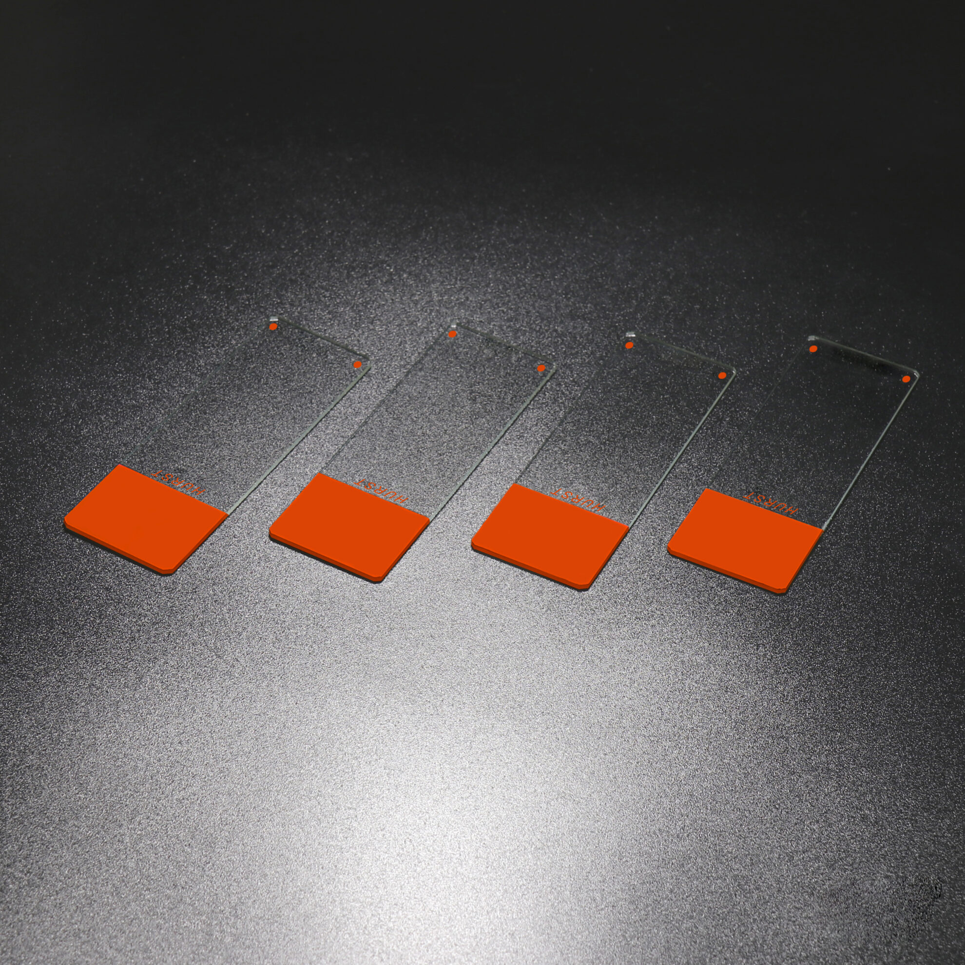 microscope slide colourfrost 45° bevelled edge with clipped corners ...