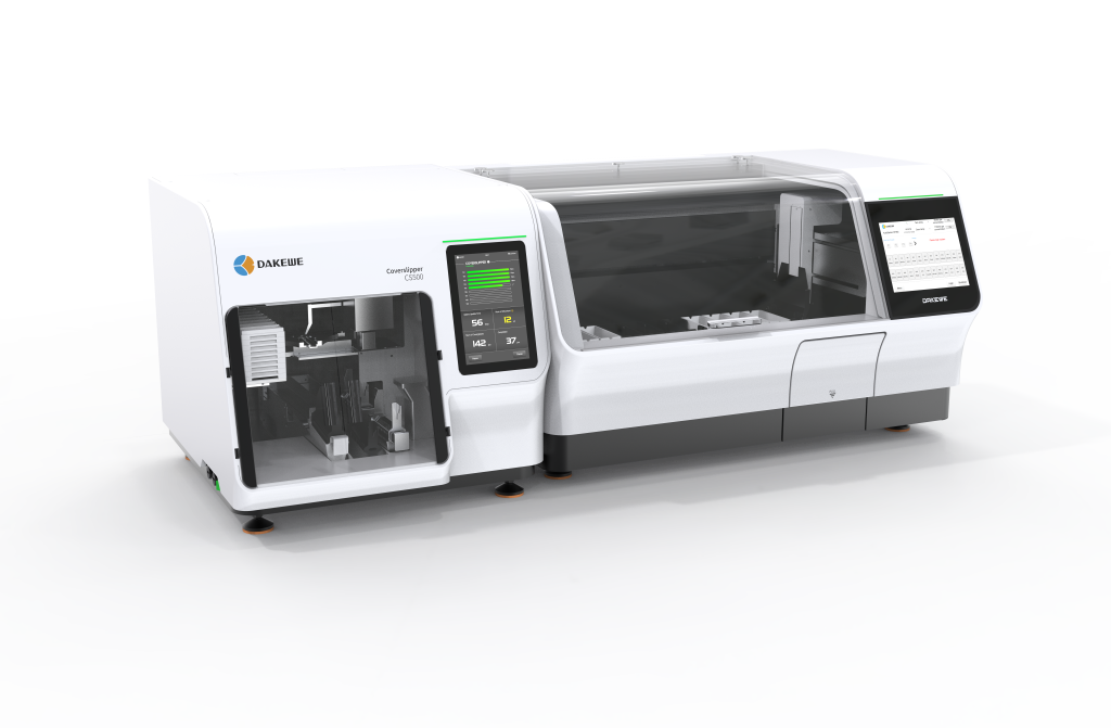 DP360 Automatic Slide Stainer with 26 Stations and CS500 Coverslipper ...