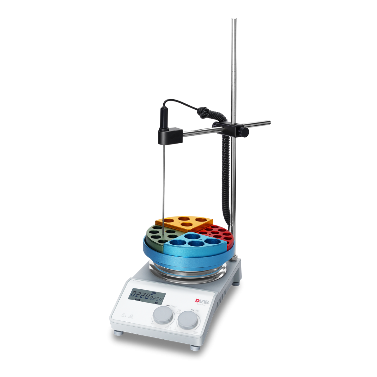 Magnetic Stirrer Stainless Steel with Ceramic Coated Hotplate, LCD ...