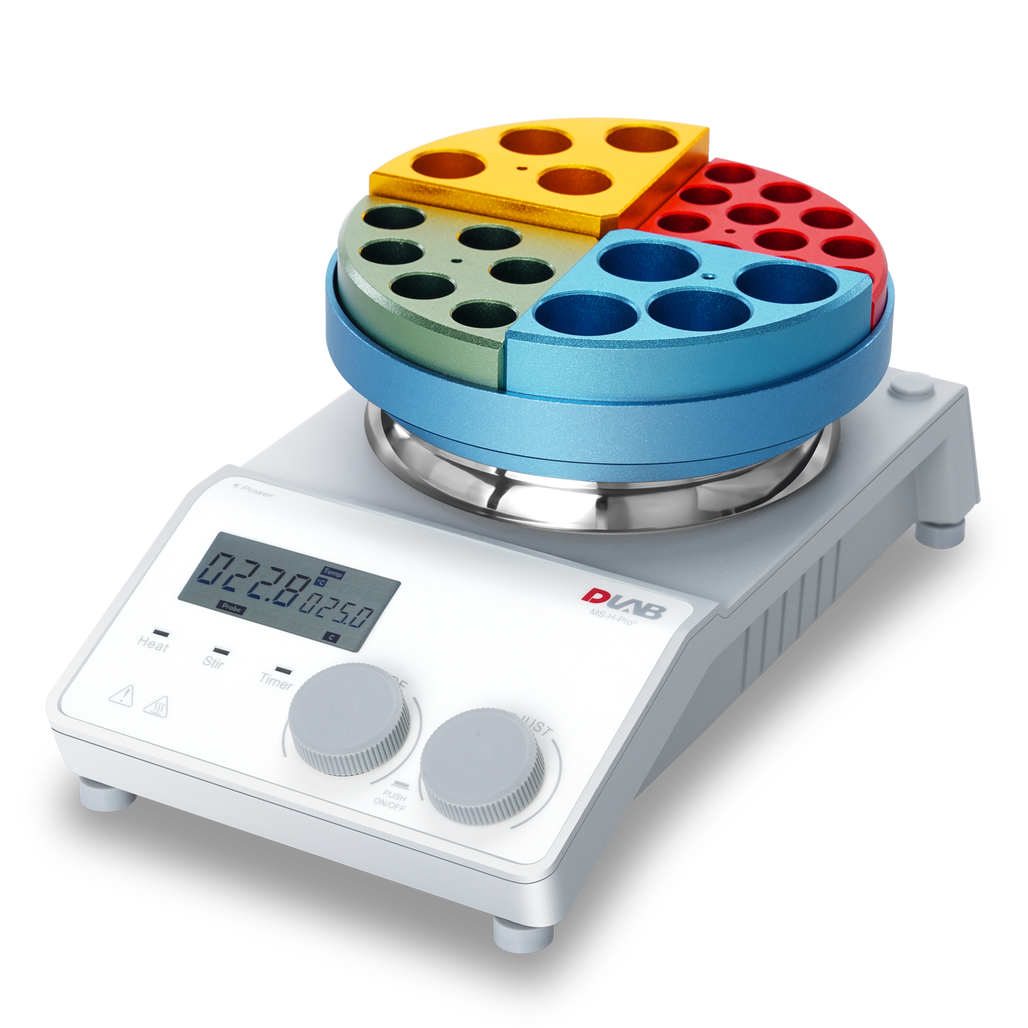 Magnetic Stirrer Ceramic Coated Aluminium Hotplate, LCD Digital ...