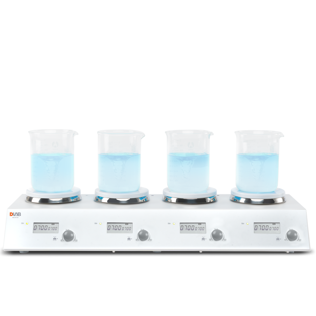 Magnetic Stirrer, 6 Position, Aluminium with Ceramic Coated Plate ...