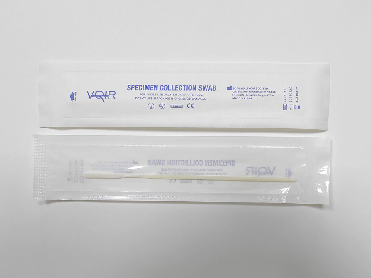 Nasopharyngeal Sample Flock Swab 2.5mm Dia, 15cm with break point at ...